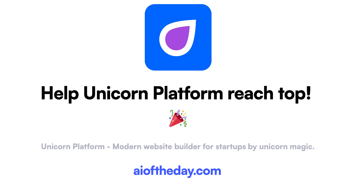Unicorn Platform - aioftheday.com