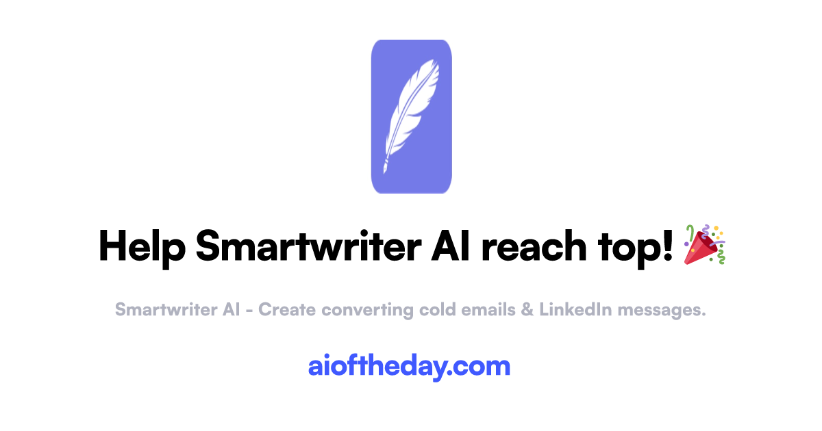 Smartwriter AI - aioftheday.com