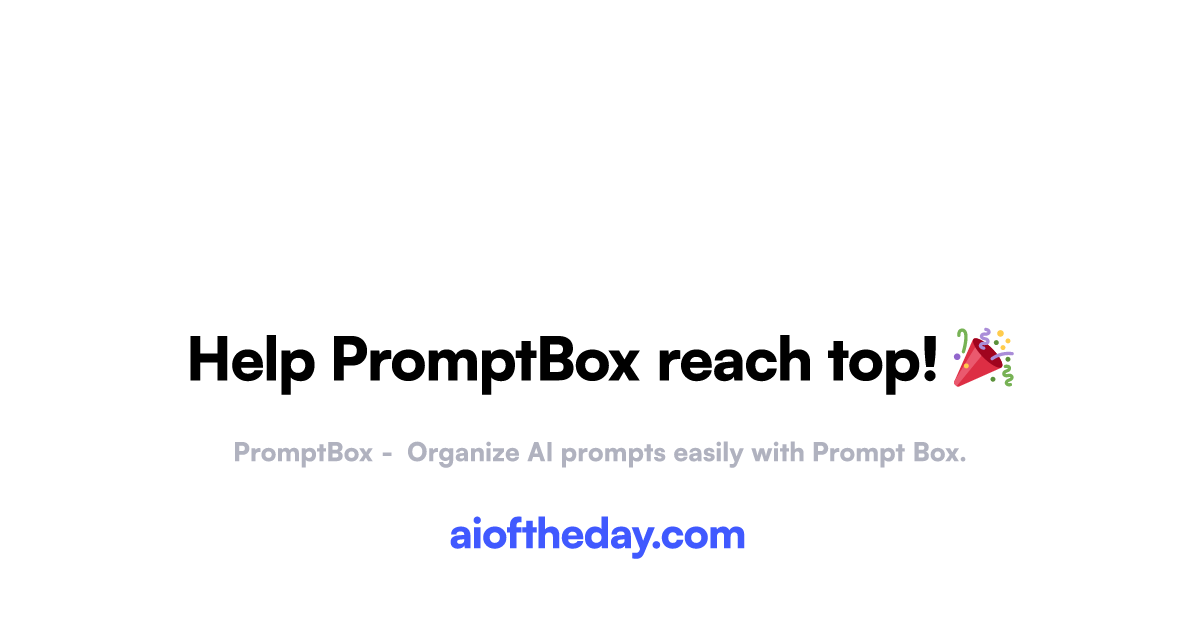 PromptBox - aioftheday.com