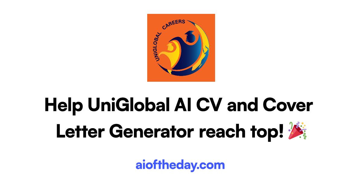UniGlobal AI CV and Cover Letter Generator - aioftheday.com